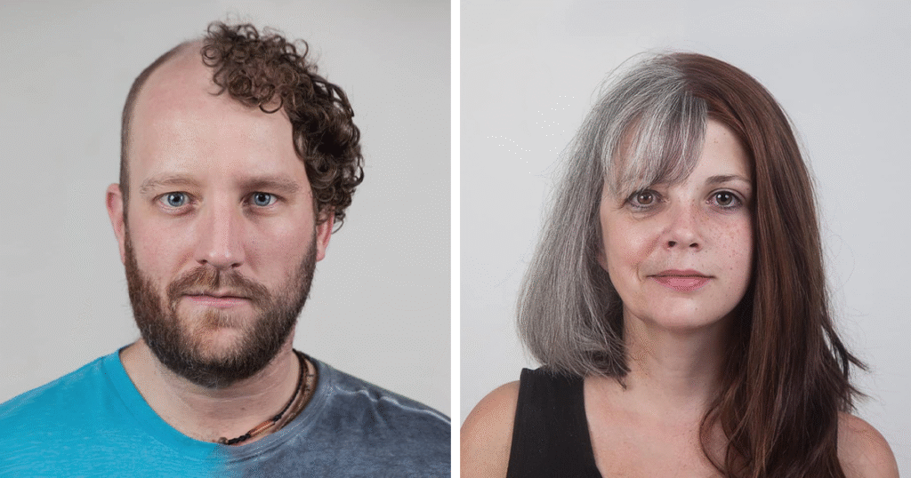 Side-By-Side ‘Genetic Portraits’ Of Family Members Show Just How Strong ...